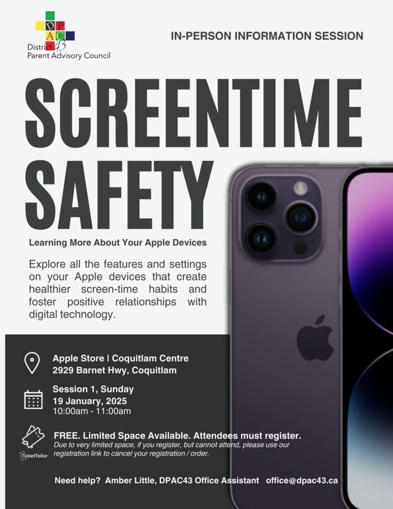 Screentime Safety Session Dpac43